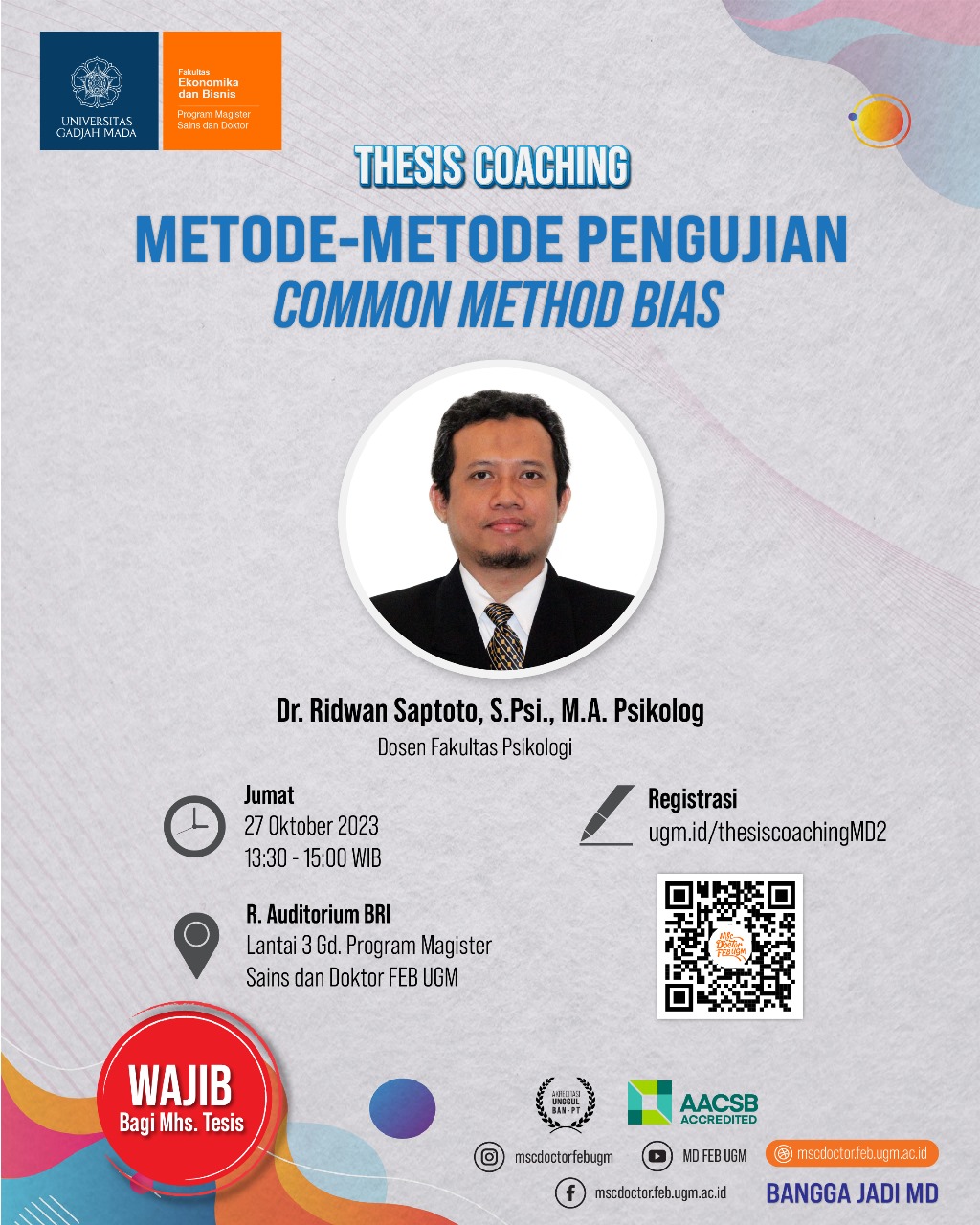 Thesis Coaching - Master of Science and Doctor - Faculty of Economics ...